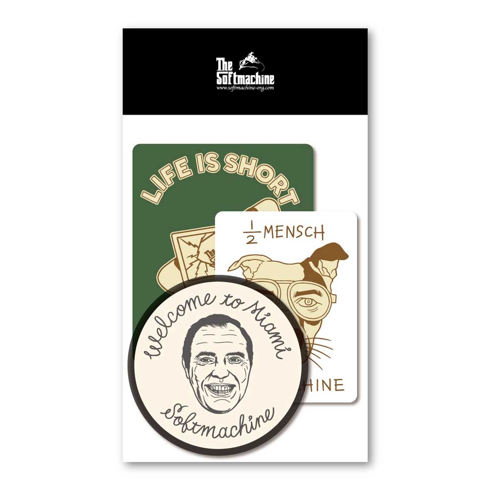 ソフトマシーン sm ステッカー セット | SOFTMACHINE SM STICKER SET - TWO FACE（トゥーフェイス）