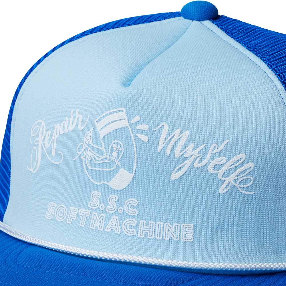 サーフスケートキャンプ x ソフトマシーン リペア マイセルフ メッシュ キャップ | SURFSKATECAMP X SOFTMACHINE REPAIR MYSELF MESH CAP ...