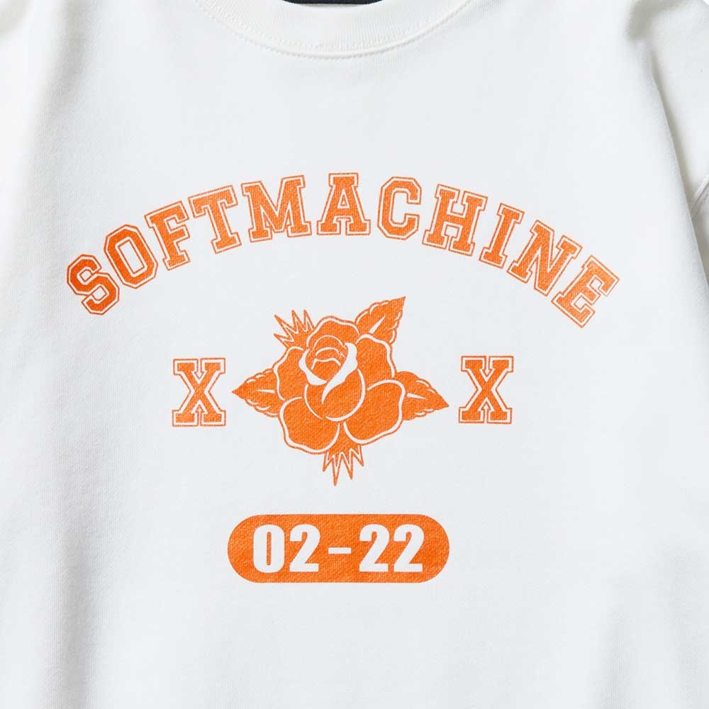 ソフトマシーン ローズ カレッジ スエット | SOFTMACHINE ROSE COLLEGE SWEAT - TWO FACE（トゥーフェイス）