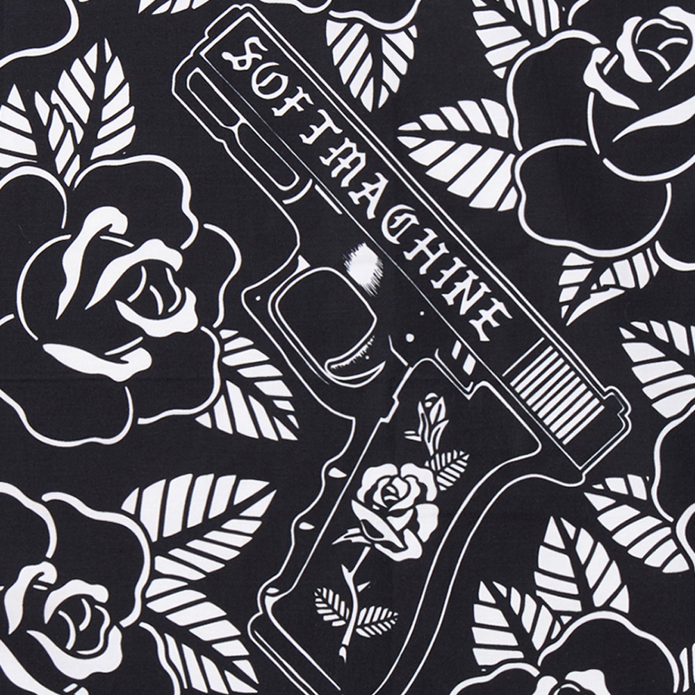 ソフトマシーン ガン 'N' ローズ バンダナ | SOFTMACHINE GUN 'N' ROSE BANDANA - TWO FACE（トゥーフェイス）