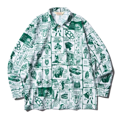 ソフトマシーン ジン アド ロングスリーブ シャツ | SOFTMACHINE ZINE AD SHIRTS L/S - TWO FACE（トゥーフェイス）