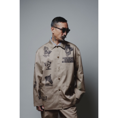 ソフトマシーン スクロール ジャケット | SOFTMACHINE SCRAWL JK - TWO FACE（トゥーフェイス）