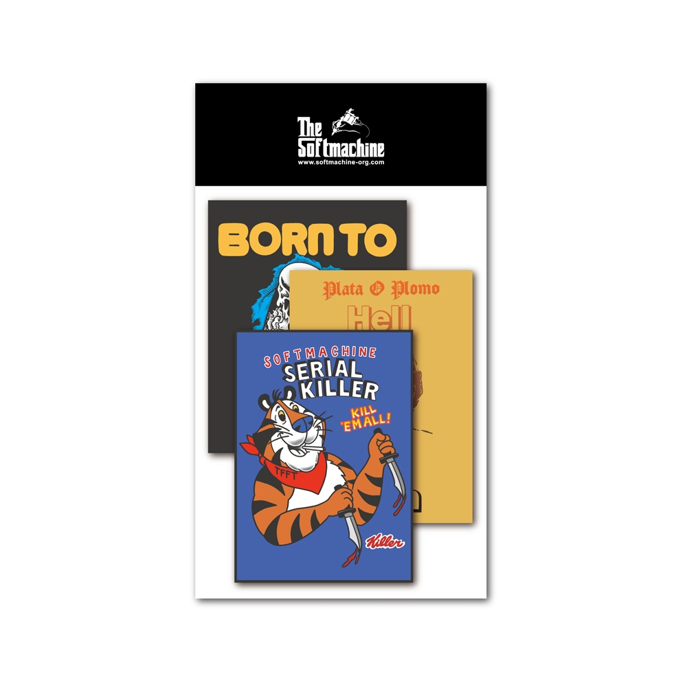 ソフトマシーン ステッカー セット | SOFTMACHINE STICKER SET - TWO FACE（トゥーフェイス）