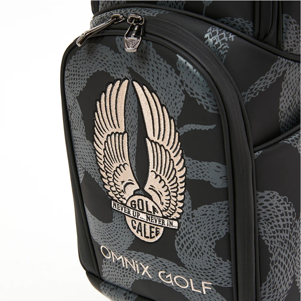キャリー × オムニックス ゴルフ スネーク パターン キャディー バッグ | CALEE × OMNIX GOLF SNAKE ...